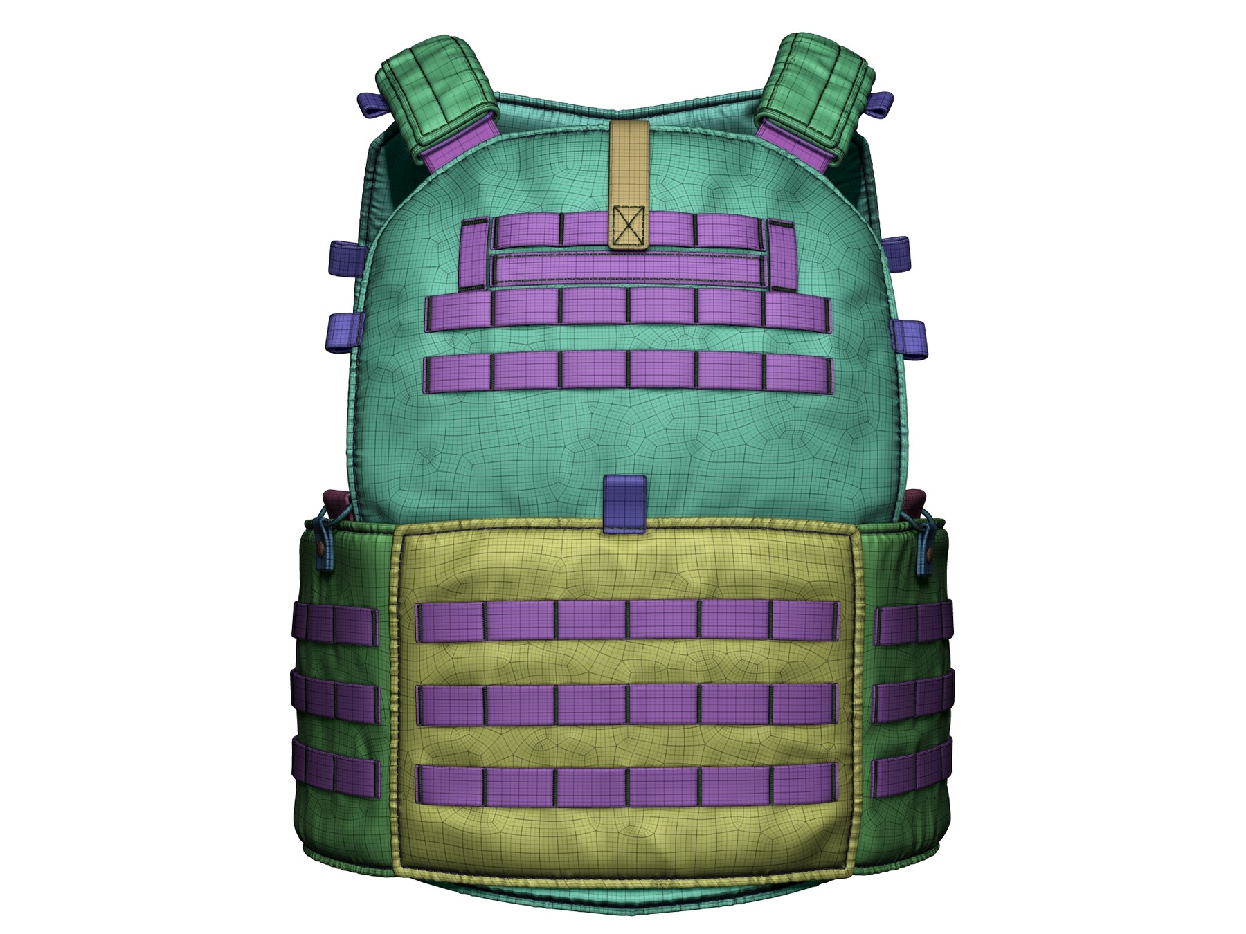 ArtStation - Zbrush Tactical Military Vest | Game Assets