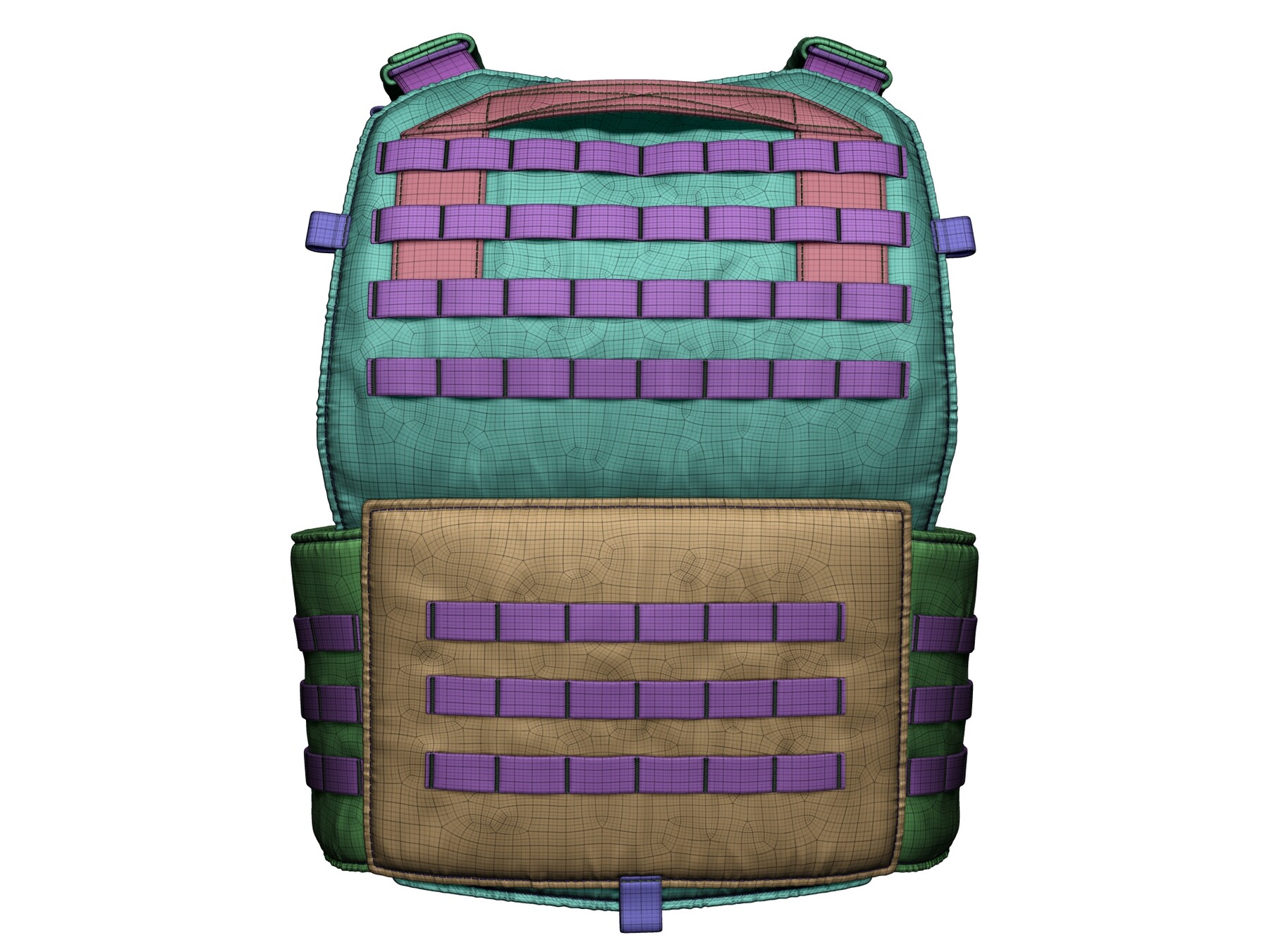 ArtStation - Zbrush Tactical Military Vest | Game Assets