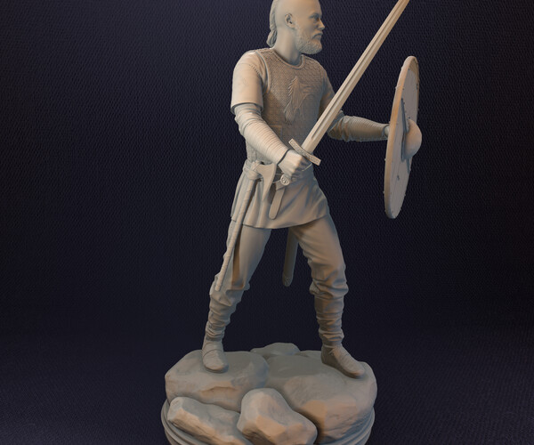 ArtStation - Ragnar Lothbrok 3D print model | Resources