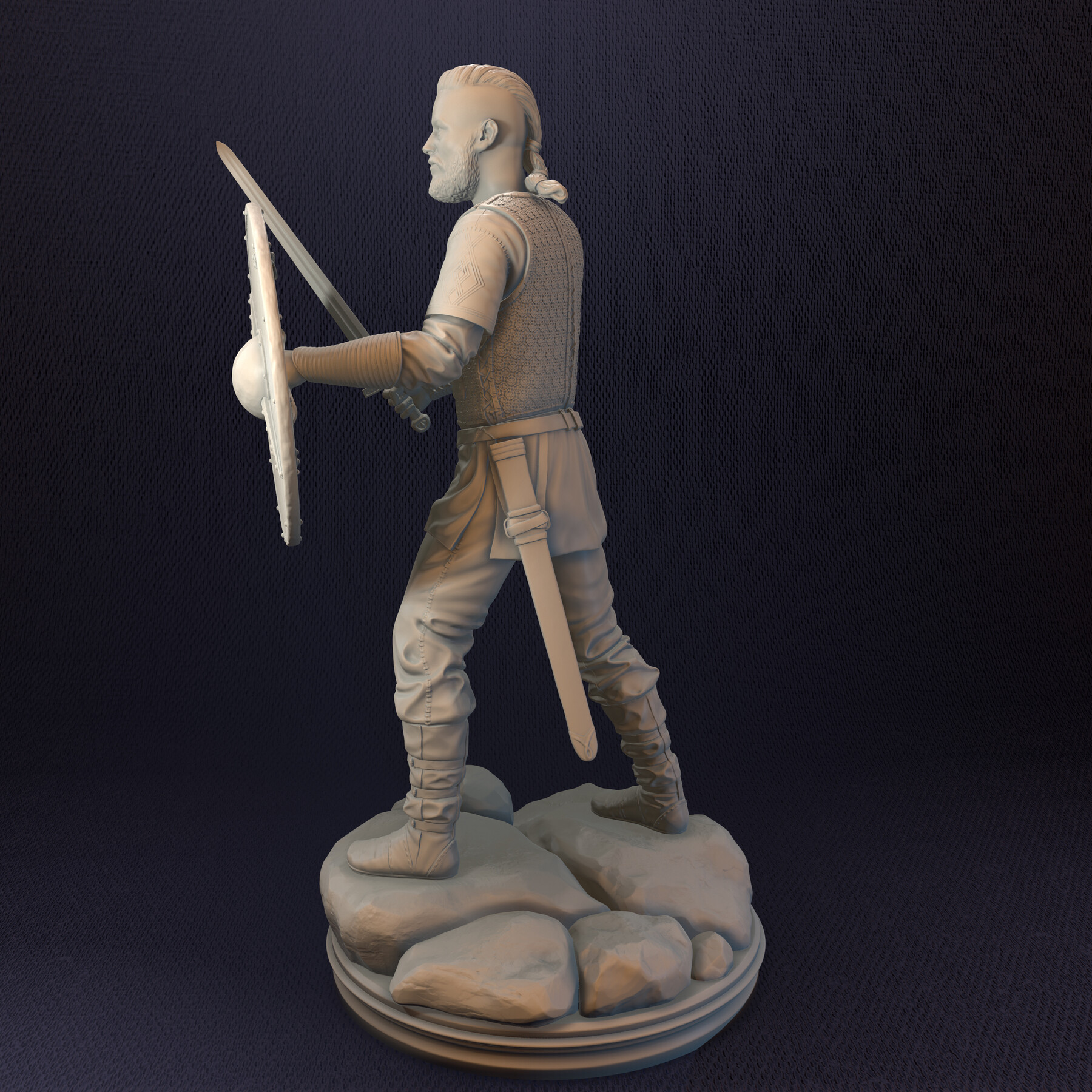 ArtStation - Ragnar Lothbrok 3D print model | Resources