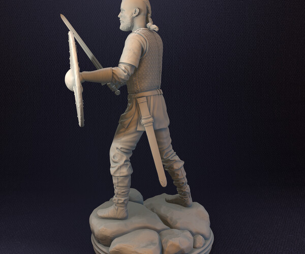 ArtStation - Ragnar Lothbrok 3D print model | Resources