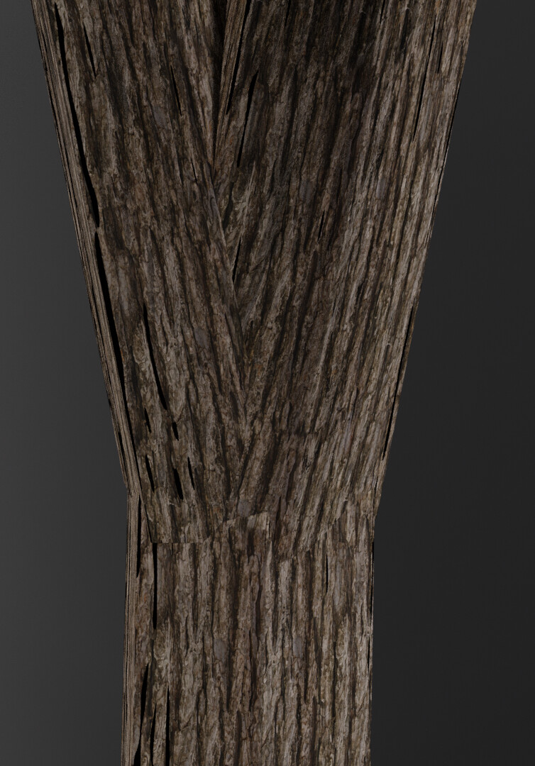 ArtStation - Realistic oak medium size | Game Assets