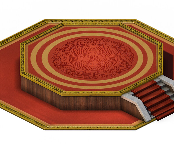 ArtStation - City - octagonal platform | Game Assets