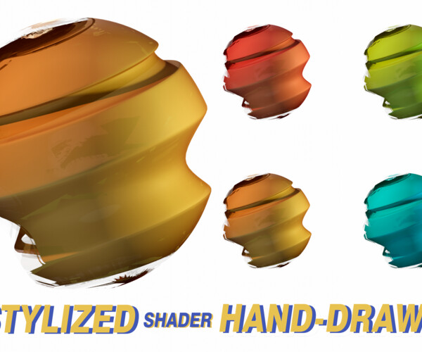 ArtStation - Stylized Draw Shader for Blender | Resources