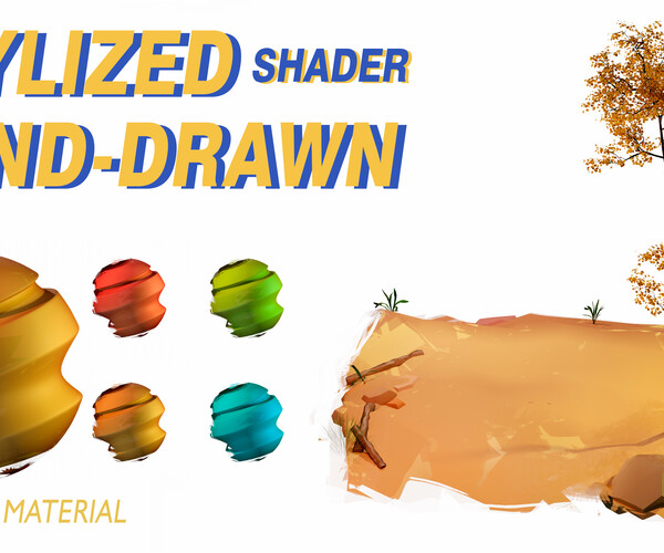 ArtStation - Stylized Draw Shader for Blender | Resources