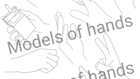 ArtStation - Models of hands - Reference for Manga and Anime Artists ...