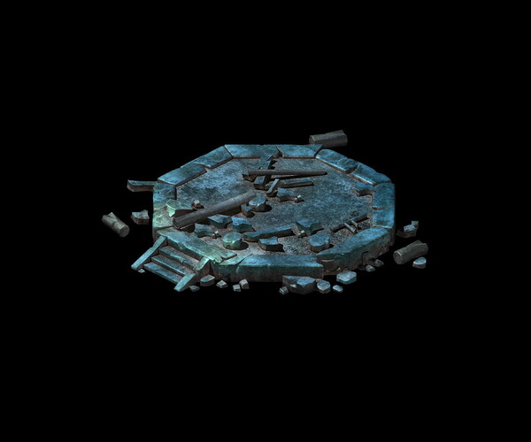 ArtStation - Game Model - Ruins | Game Assets