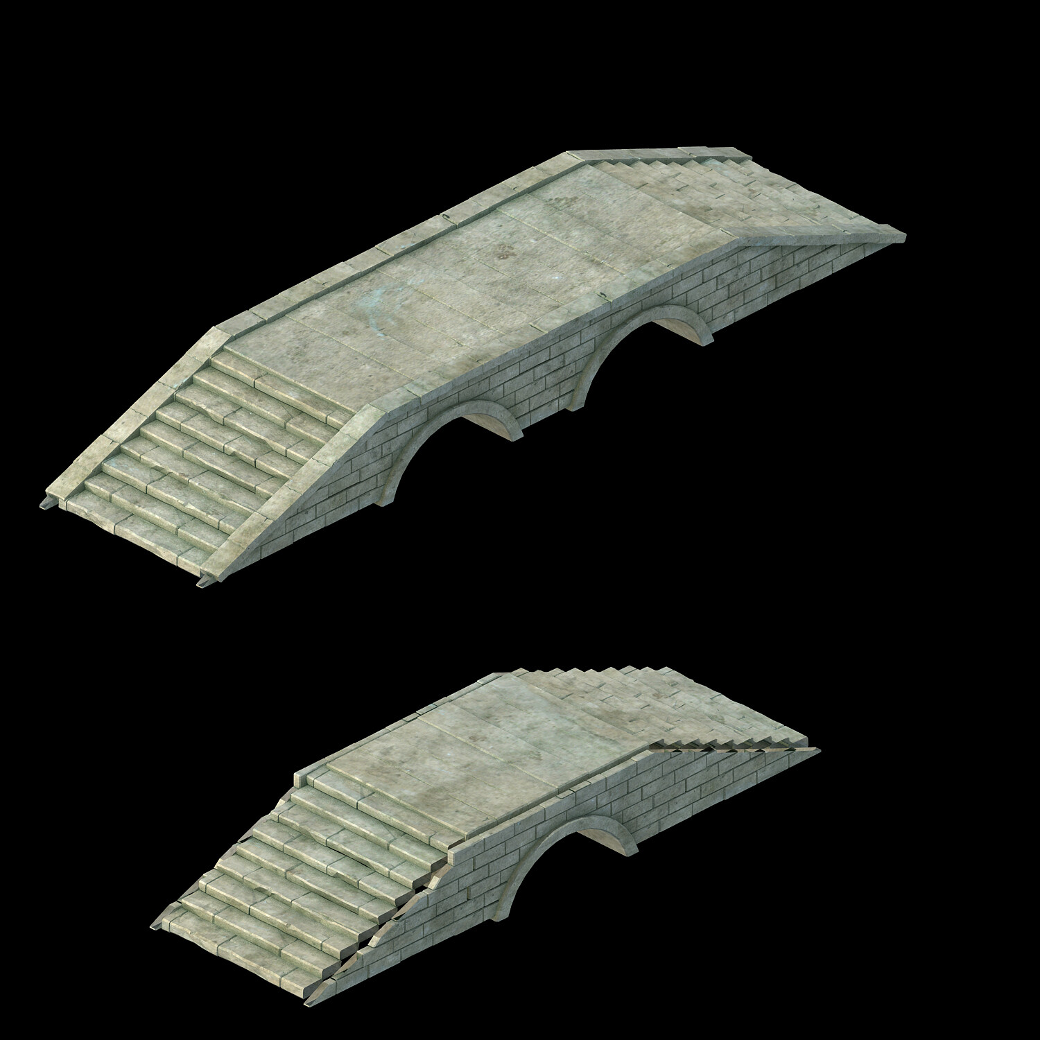 ArtStation - Ancient architecture - stone bridge | Game Assets