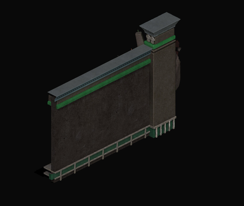 ArtStation - Ghost door wall | Game Assets