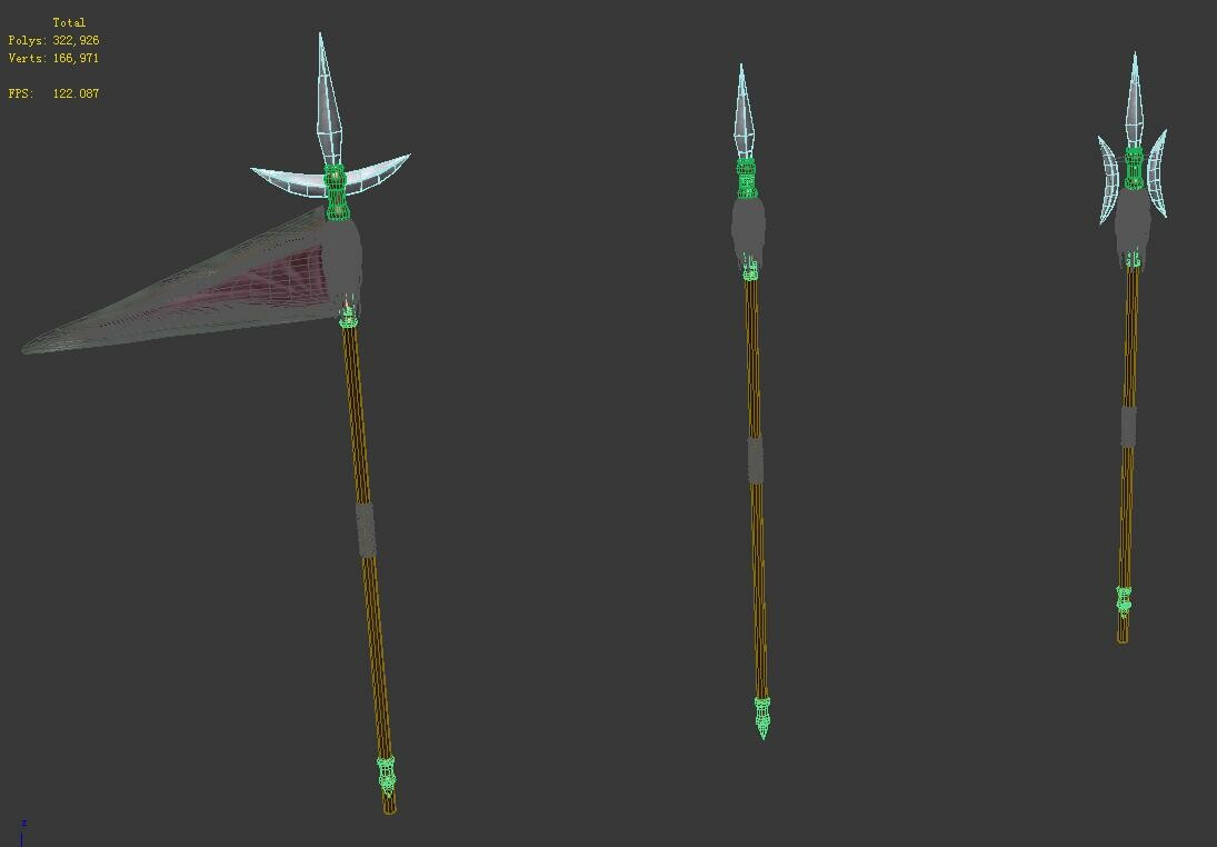 ArtStation - Barracks Weapon Accessories - Hong Ying Gun | Game Assets