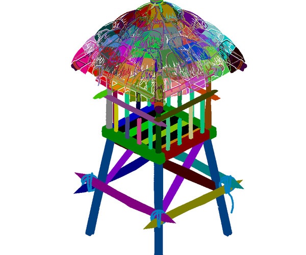 ArtStation - Cottage Tribe - Watchtower 02 | Game Assets