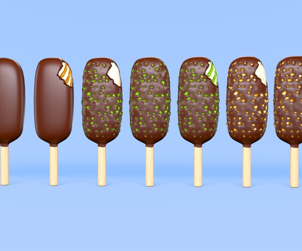 ArtStation - Popsicles | Game Assets