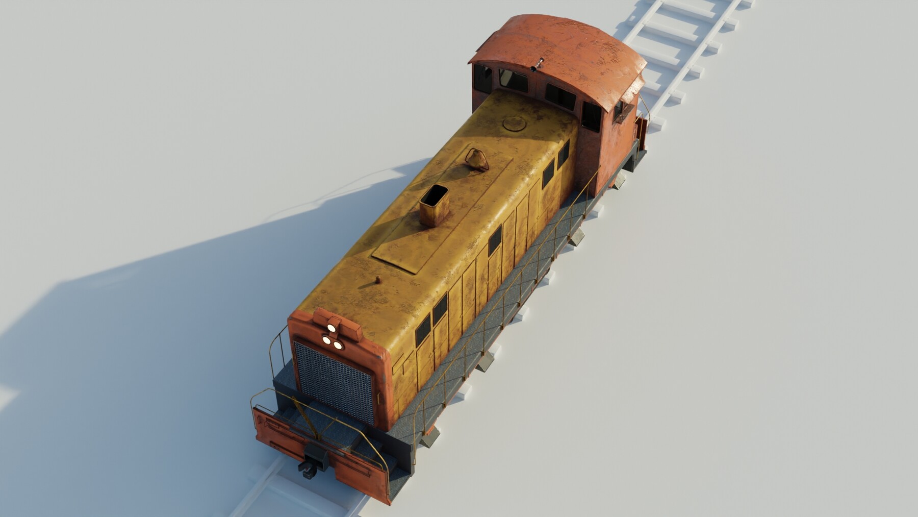 ArtStation - Diesel locomotive 3D model textures PBR 4K | Resources