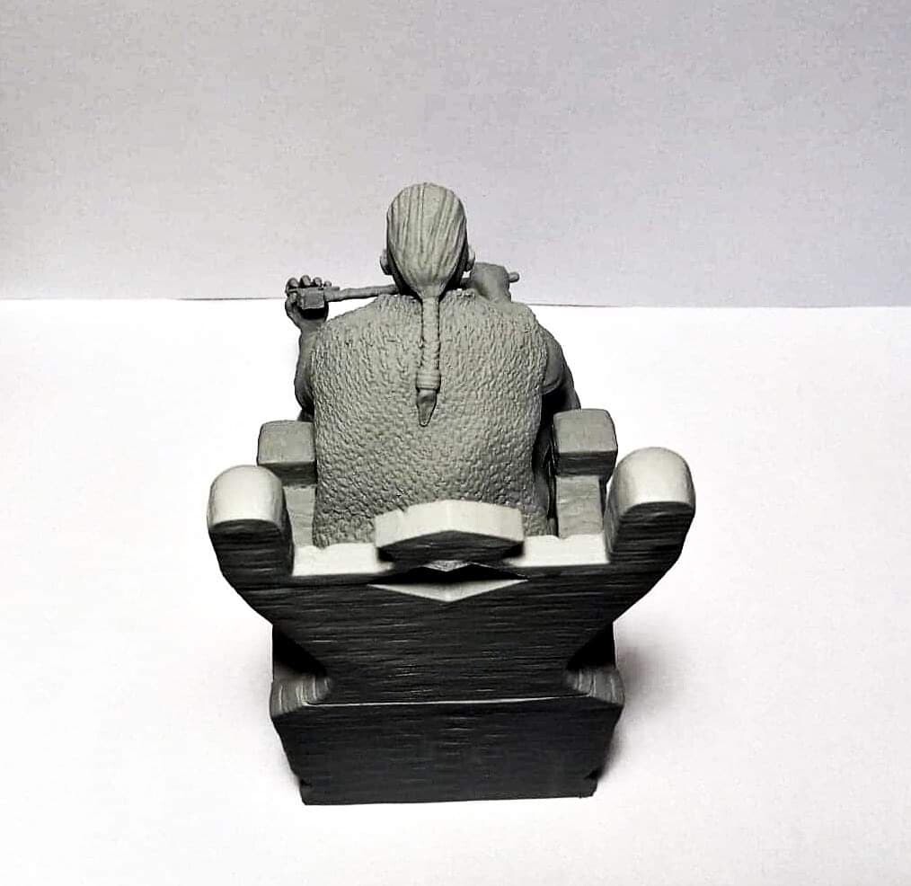 ArtStation - King Ragnar Lothbrook Seated on a Throne Real Life ...