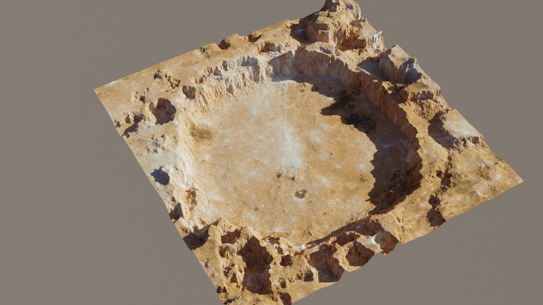 ArtStation - Crater 3D model Compete textures and materials | Resources