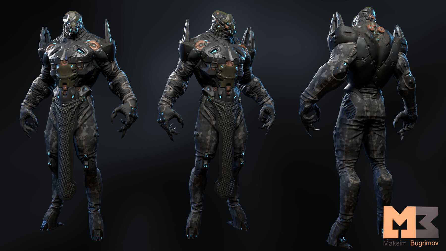 ArtStation - Sci-Fi Character 02 (Hunter) | Game Assets