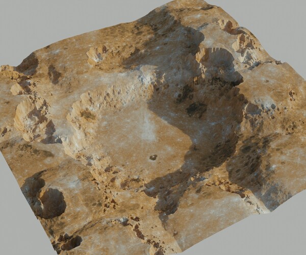 ArtStation - Crater 3D model | Resources