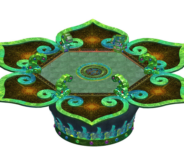 ArtStation - Religion - Altar Platform 02 | Game Assets