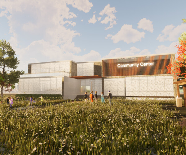 ArtStation - Revit Community center 2020 3D model | Resources