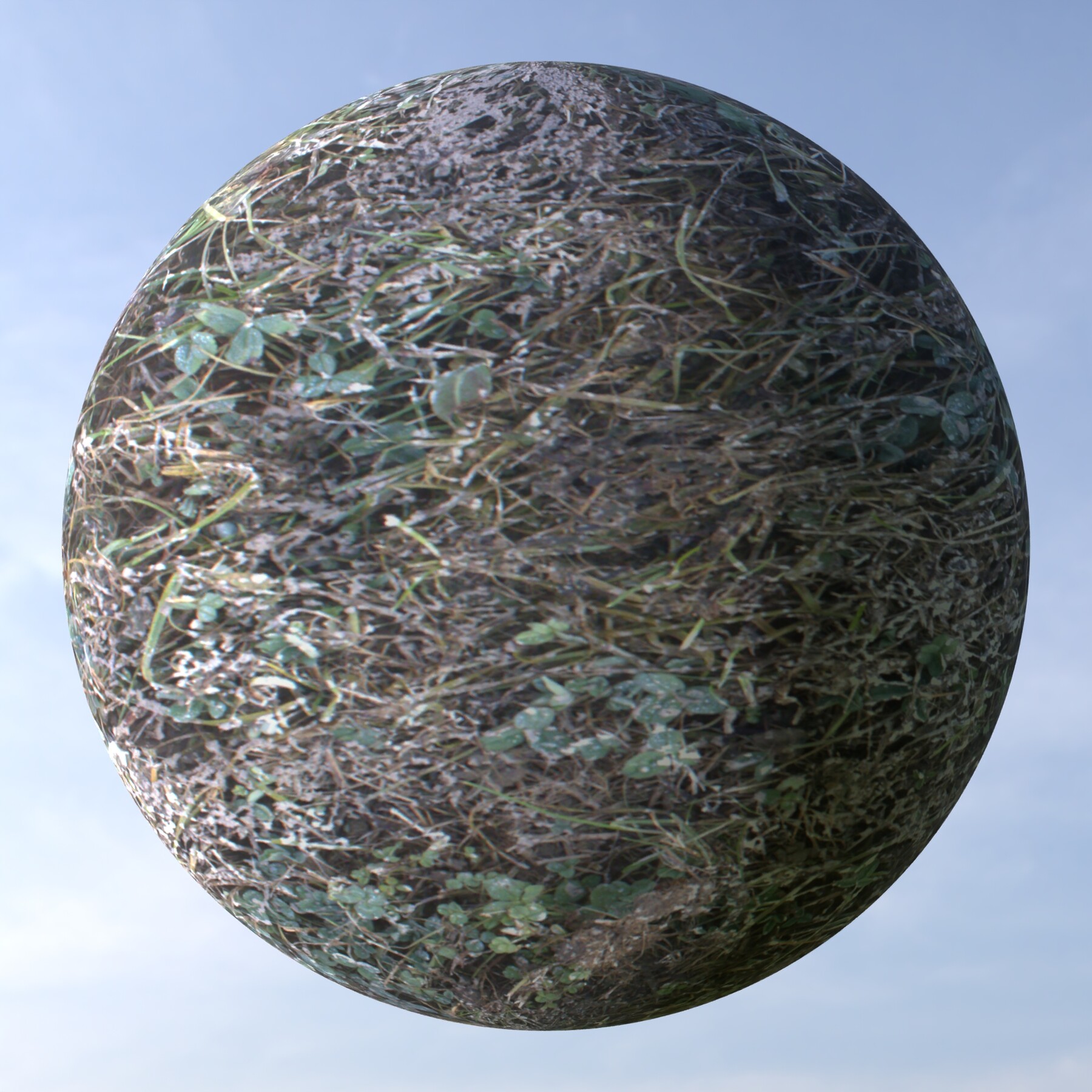 ArtStation - Dirty Grass 2 PBR Material | Game Assets