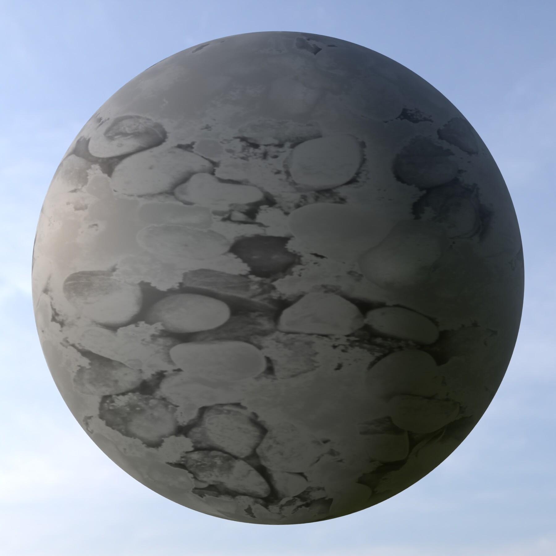 ArtStation - Gravel Snow 2 PBR Material | Game Assets