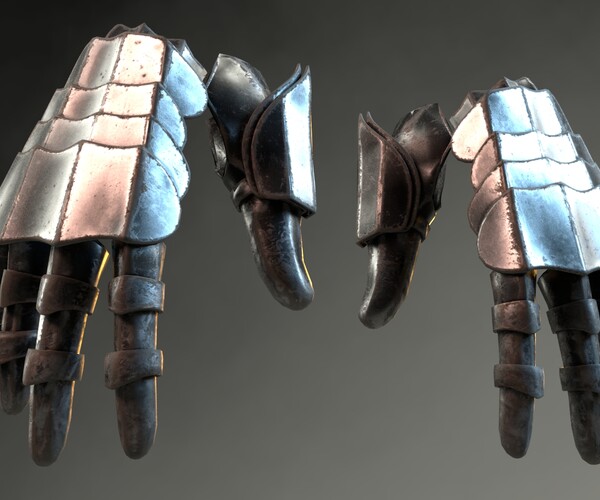ArtStation - Warrior Hand Armor Model | Game Assets