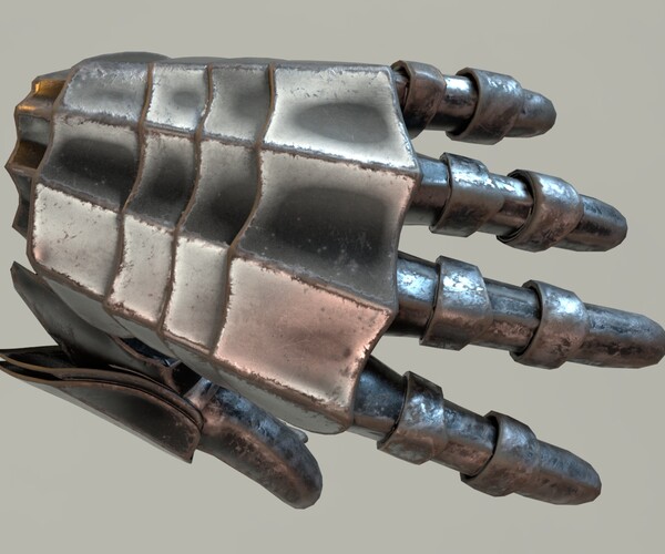 ArtStation - Warrior Hand Armor Model | Game Assets