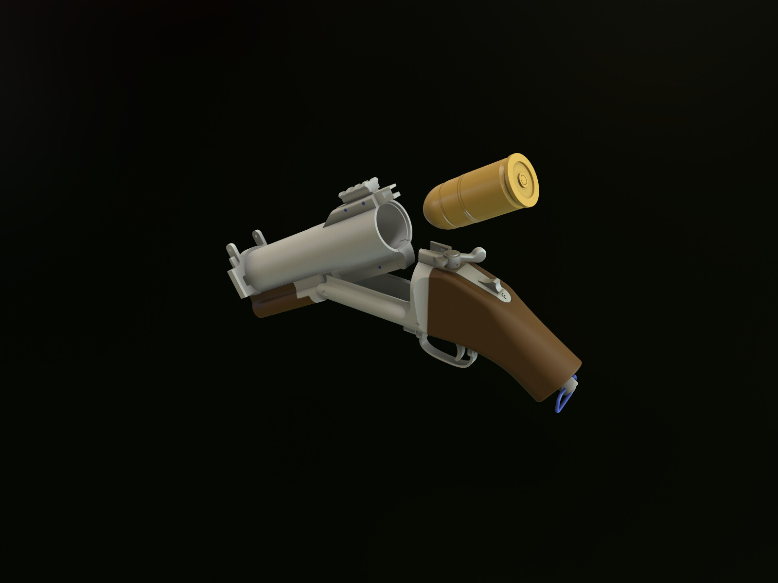 ArtStation - USA 40MM GRENADE LAUNCHER M79 SAWED OFF 1/6 12 INCH ...