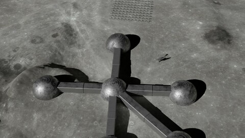 ArtStation - Moon base 3D model | Resources