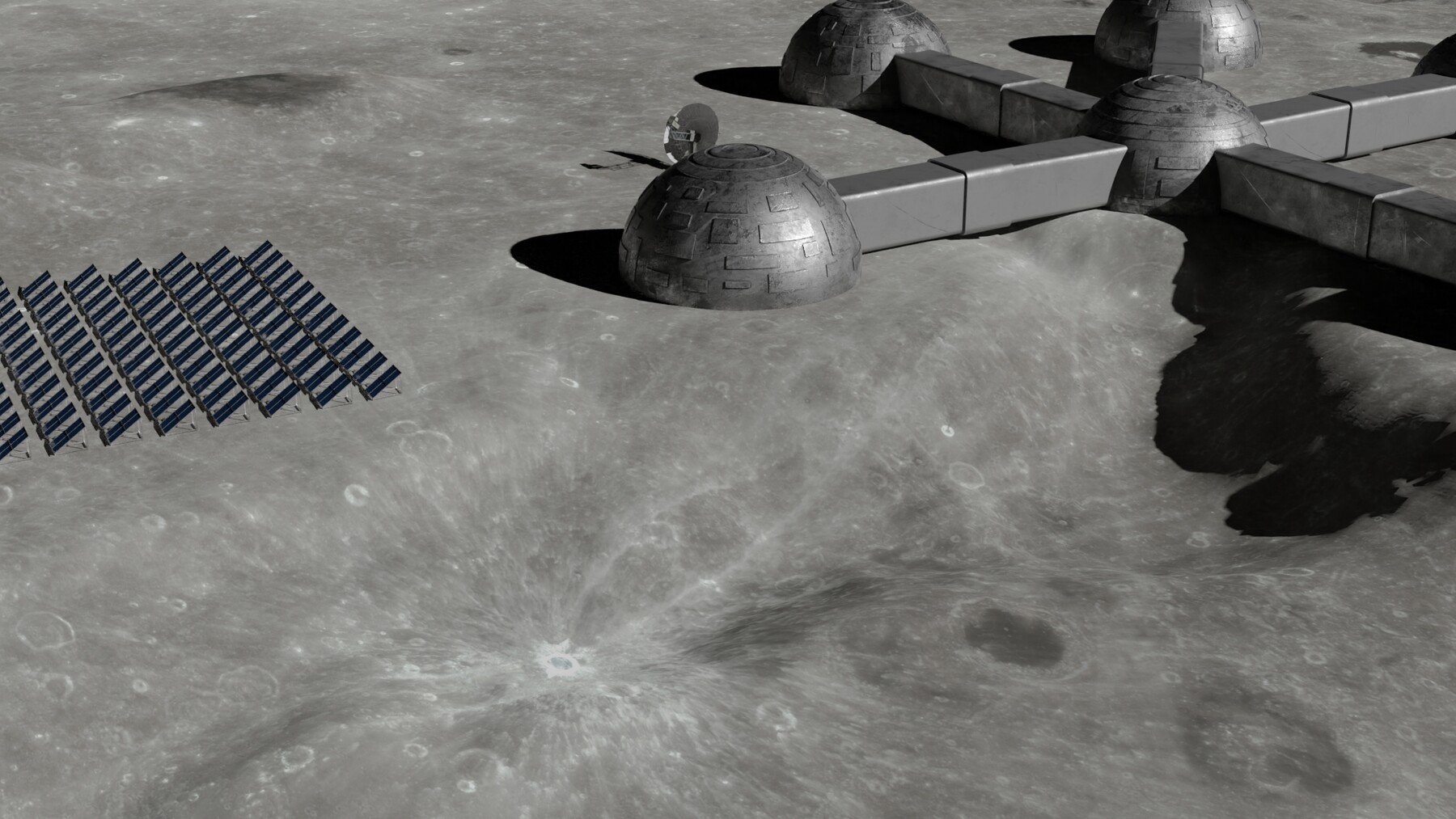 ArtStation - Moon base 3D model | Resources
