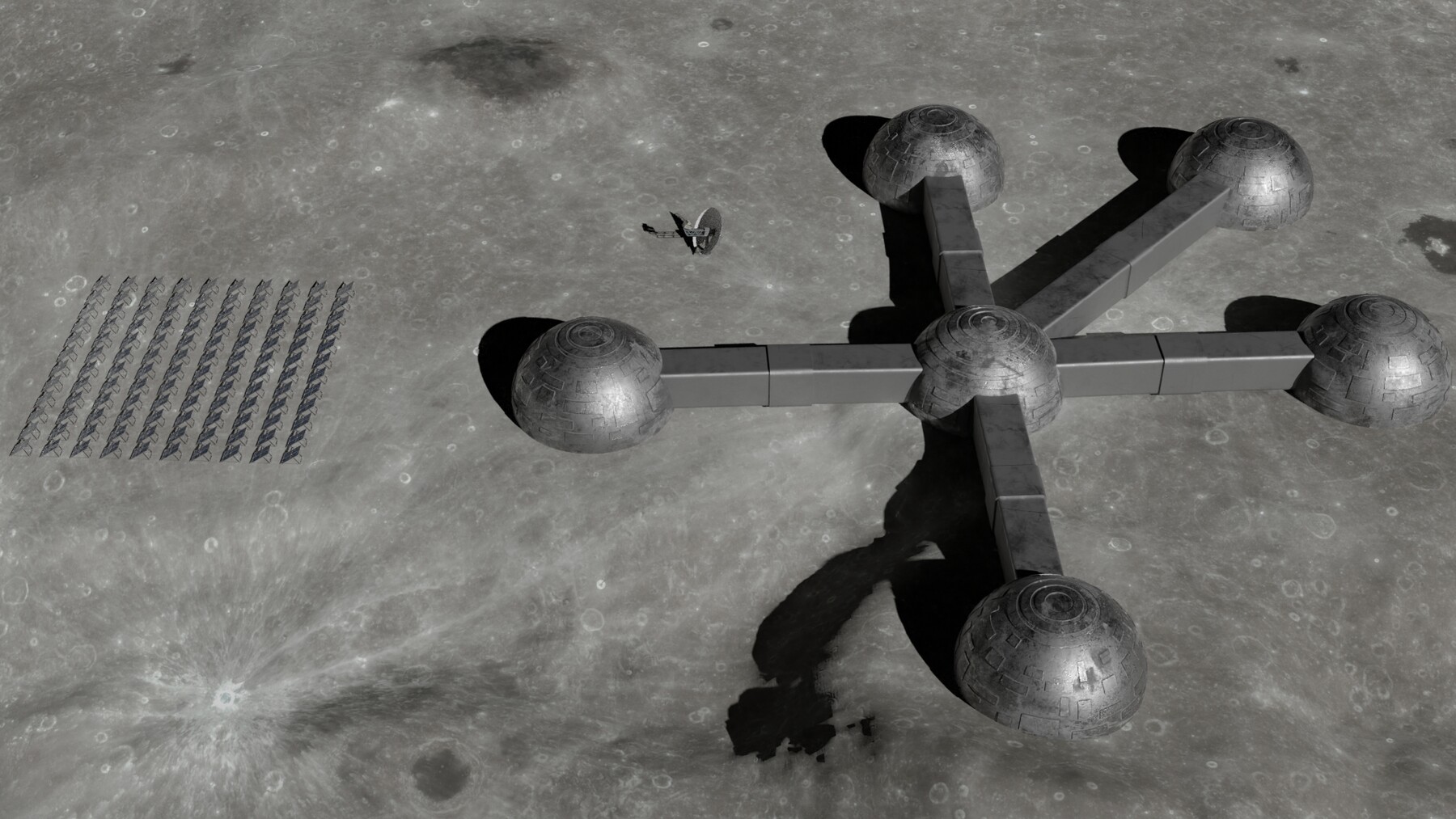 ArtStation - Moon base 3D model | Resources