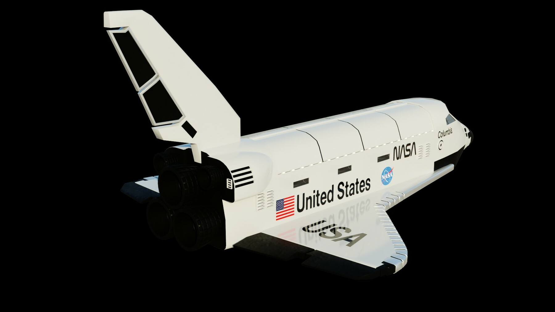 ArtStation - Space Shuttle 3D model | Resources