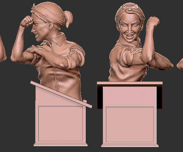 ArtStation - Yes we can! Alexandria Ocasio-Cortez (AOC) the riveter ...