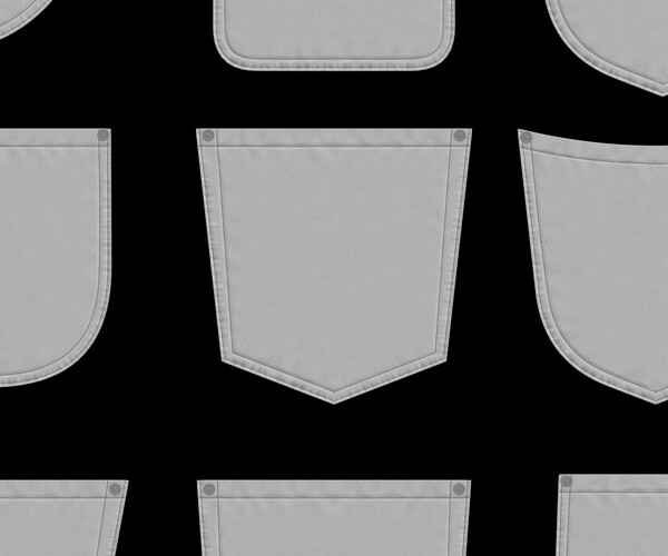 ArtStation - 47 POCKET SHAPES – zprj highpoly | Resources