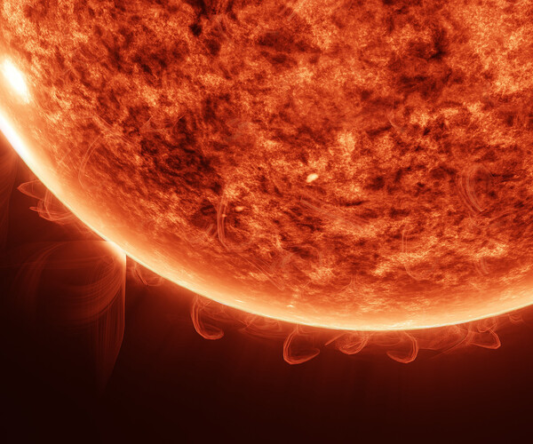 ArtStation - Red Giant Sun (Blender FX) | Resources