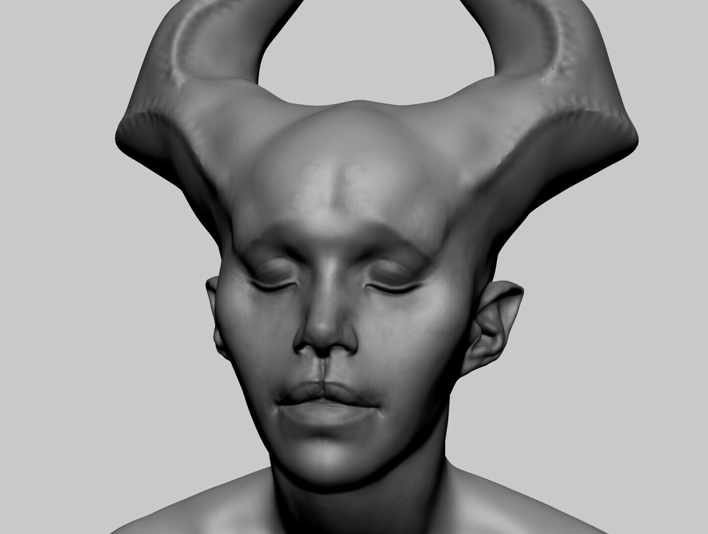 ArtStation - Female Creature Bust | Resources
