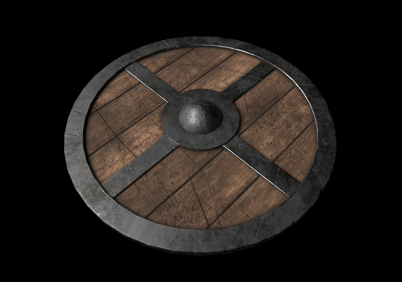ArtStation - Round Shield | Game Assets