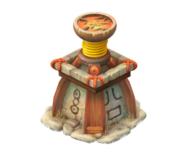 ArtStation - Cartoon version - God lamp | Game Assets