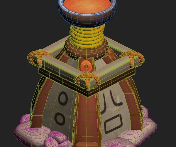 ArtStation - Cartoon version - God lamp | Game Assets