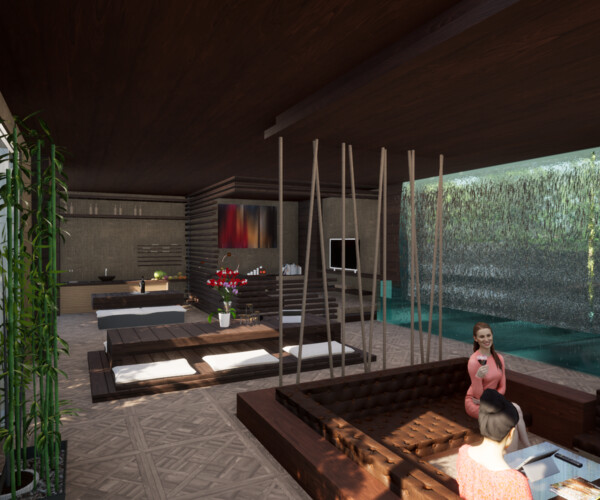 ArtStation - 3D Revit studio apartment interior design | Resources