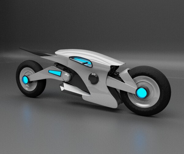 ArtStation - Sci-fi motorcycle | Resources
