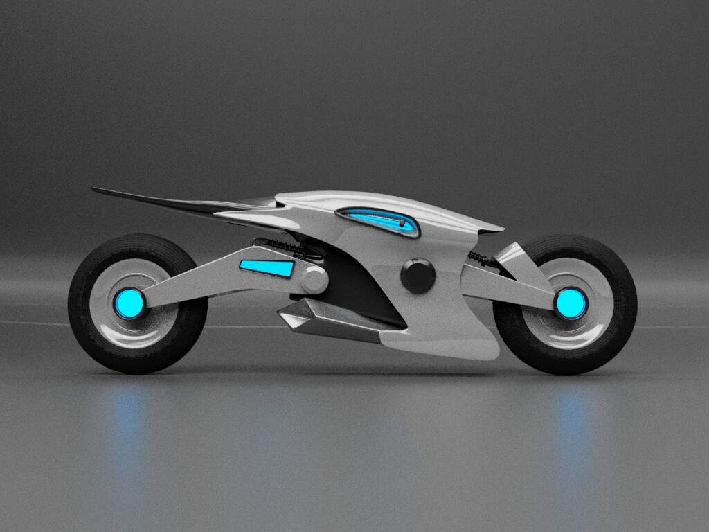 ArtStation - Sci-fi motorcycle | Resources