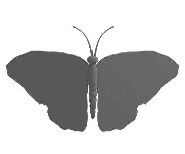 ArtStation - Beautiful Animated Butterflies Set 3D Model | Resources