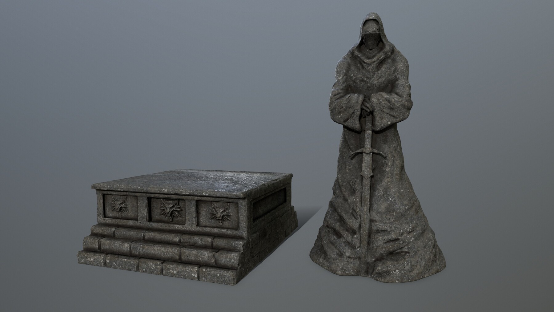 ArtStation - staue 4 | Game Assets