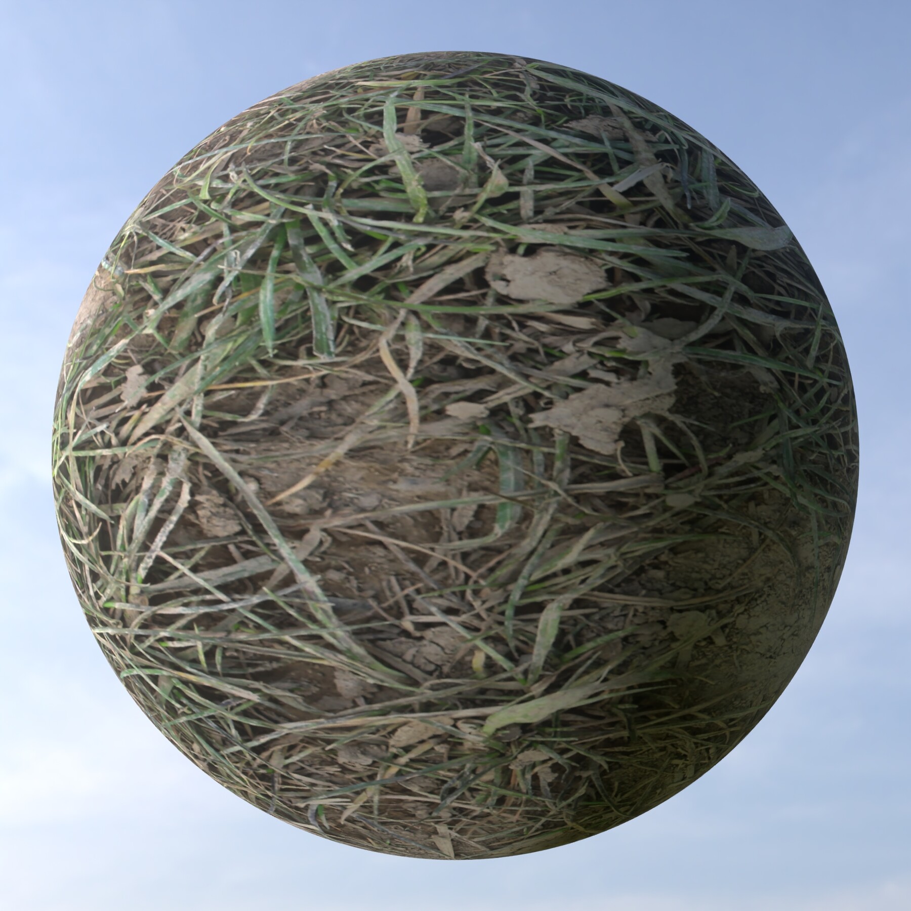ArtStation - Dirty Grass 4 PBR Material | Game Assets