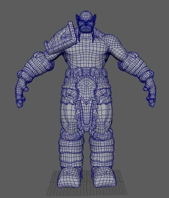ArtStation - Stylized ork model | Game Assets