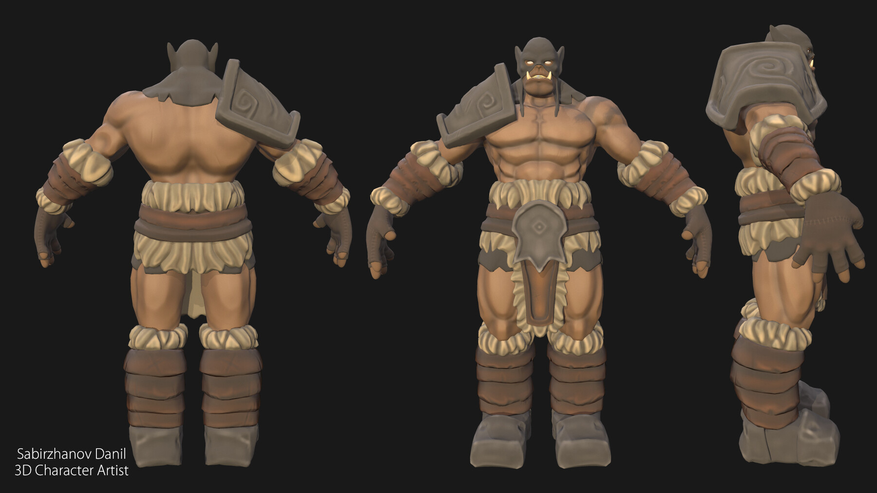 ArtStation - Stylized ork model | Game Assets