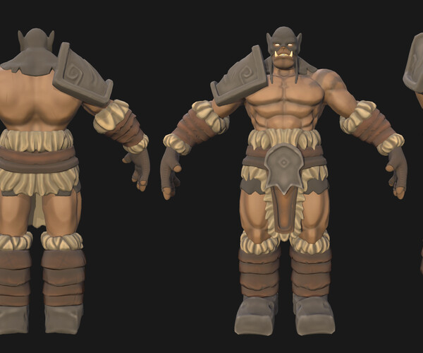 ArtStation - Stylized ork model | Game Assets