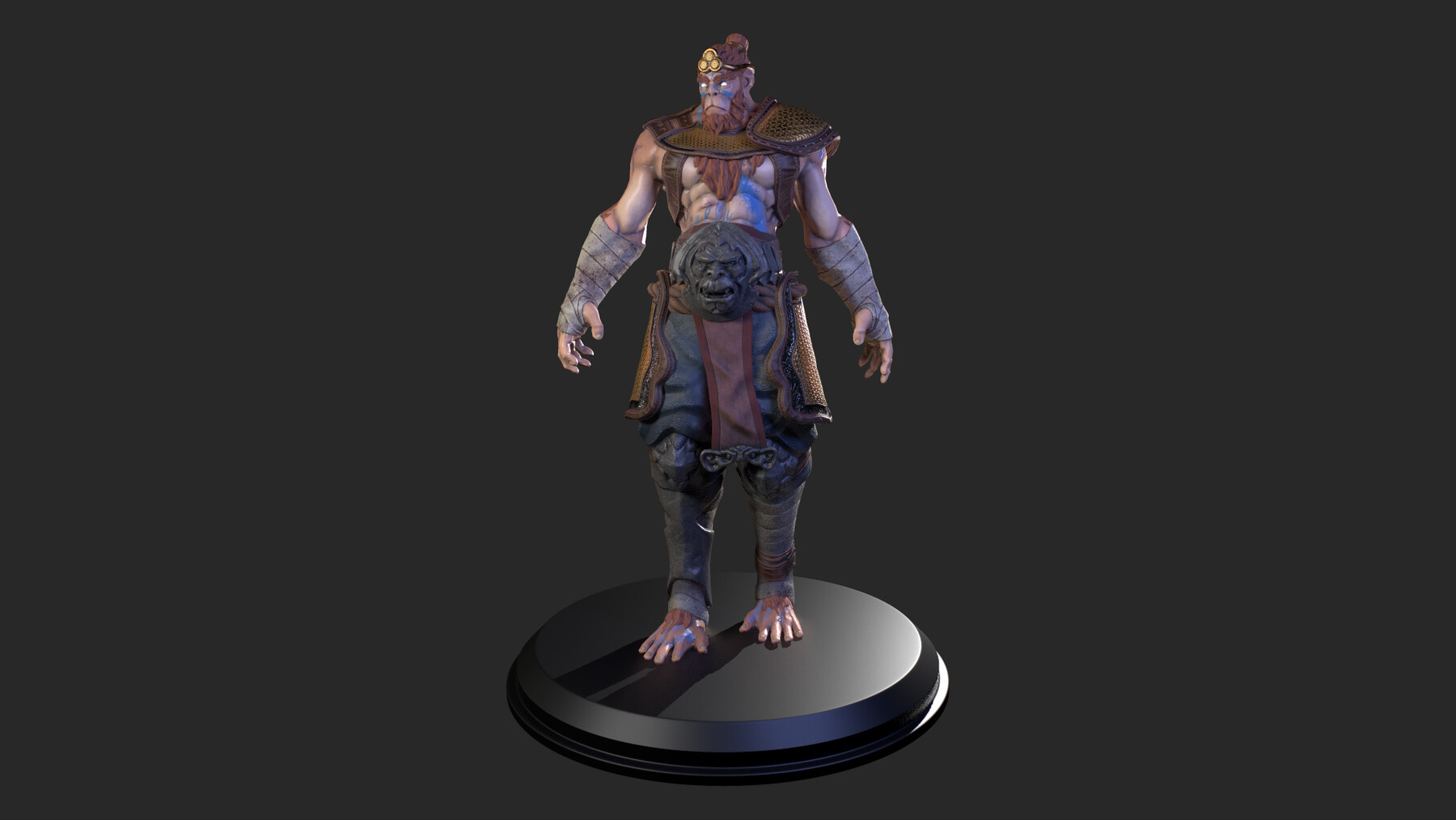 Artstation Wu Kong Game Ready Game Assets