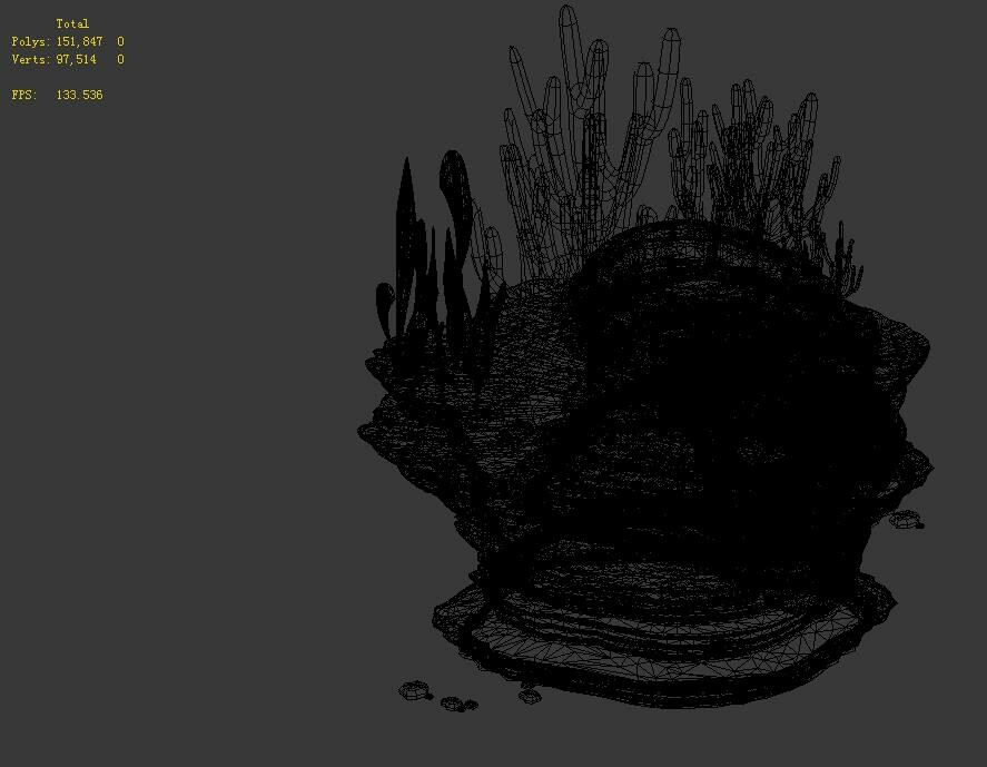 ArtStation - Game Model - Seabed - Seabed Reef | Game Assets